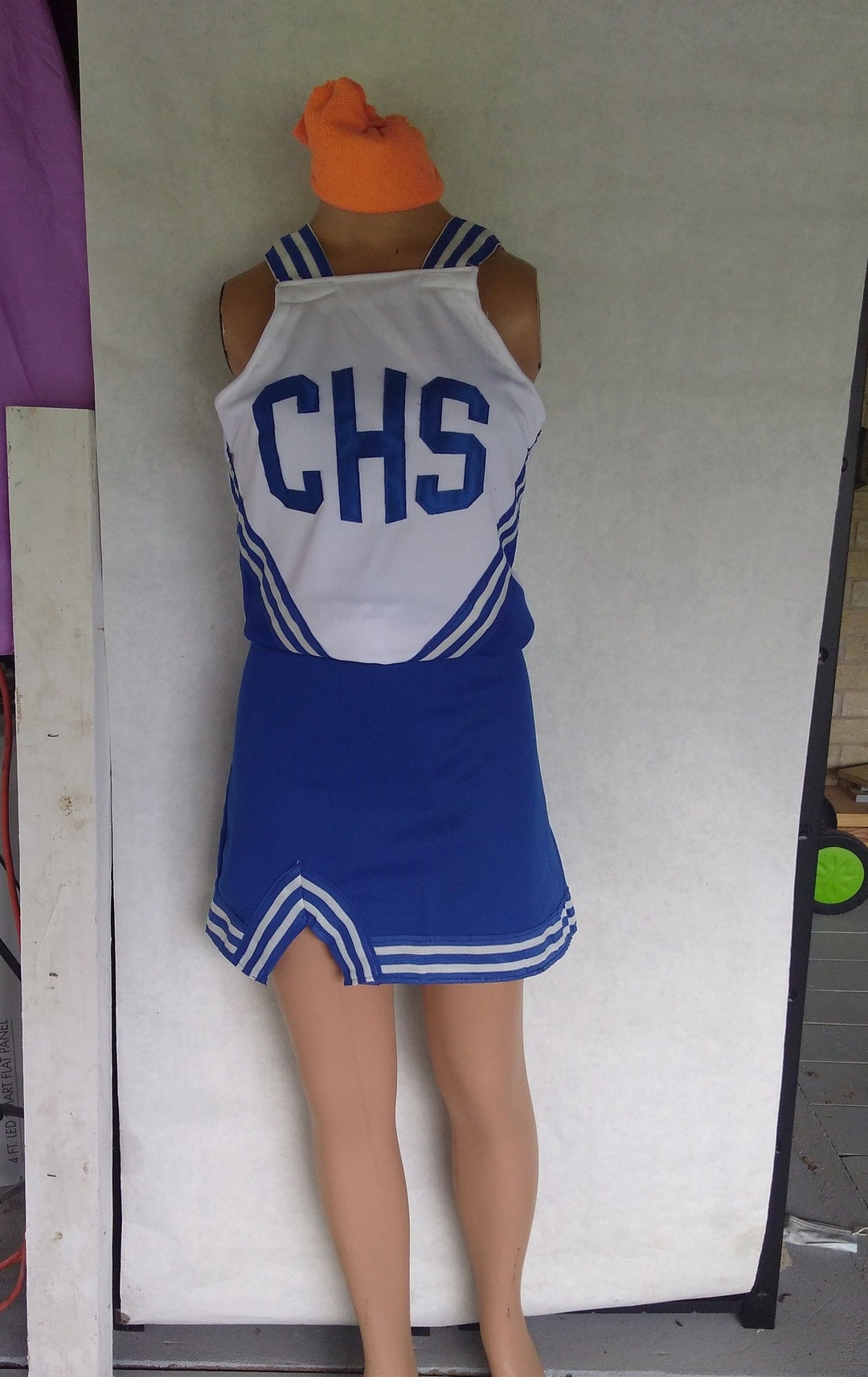 CHS Blue White Cheerleader Uniform Halloween Costume Cosplay - Etsy