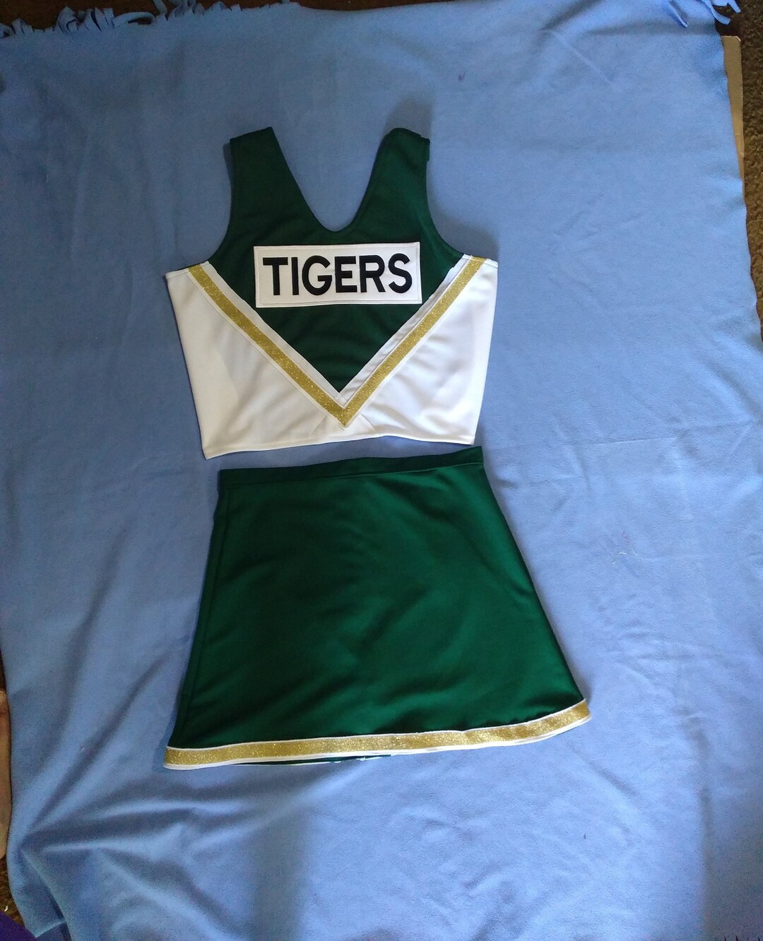 Packers Tigers Green Cheerleader Uniform Football Game Cosplay ...