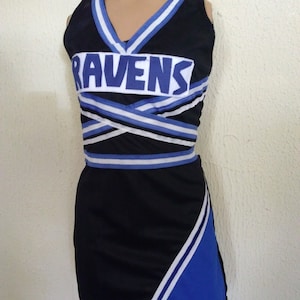 Ravens One Tree Hill Blue Cheerleader Uniform Football Game Costume - Etsy