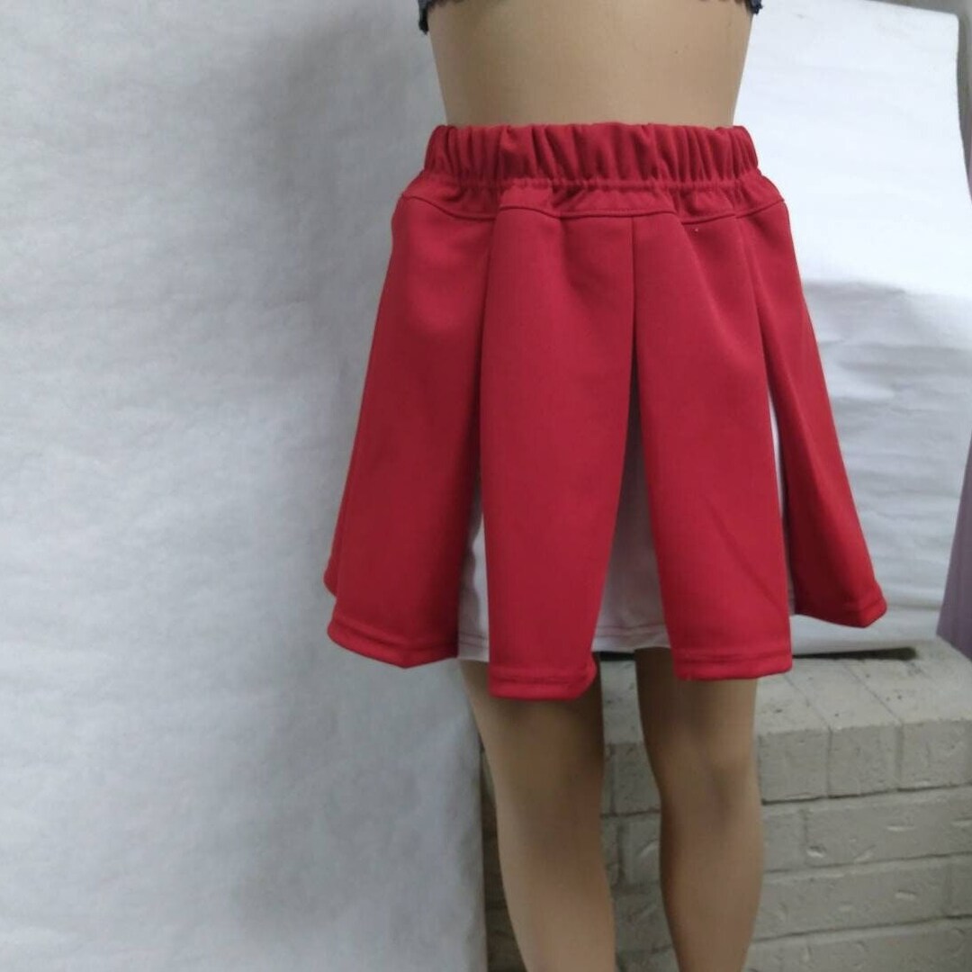 Red Buffy the Vampire Skirt Pie Dart Cheerleader Uniform Football ...
