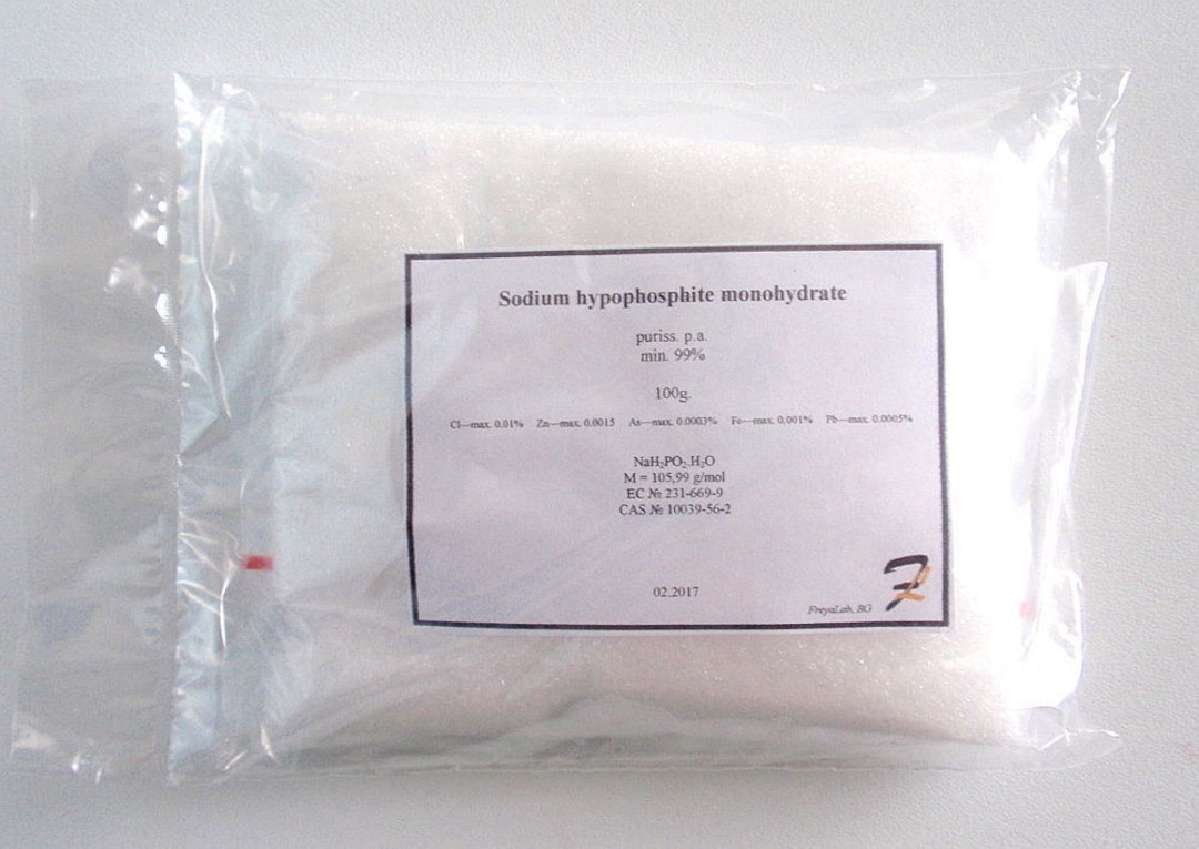 Sodium Hypophosphite Monohydrate - 99% Pure P.a Powder - Etsy