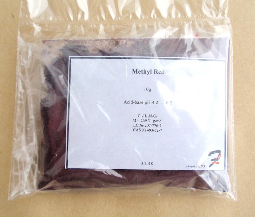 Methyl Red - Ph Indicator Powder 493-52-7 - Etsy