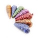 100 Tiny Painted Auger Shells 1/23/4 Beach Wedding Crafts Metallic ...