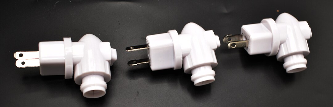 3 Pack: Night Light Base / Socket / Plug - Rotating Mount / Standard on ...