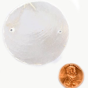 Set of 100 Drilled Capiz Shells Round Cut - 2" Diameter Two (2) Holes ...