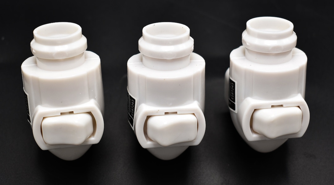 3-pack: Night Light Base / Socket / Plug - Standard On/off Switch - DIY ...