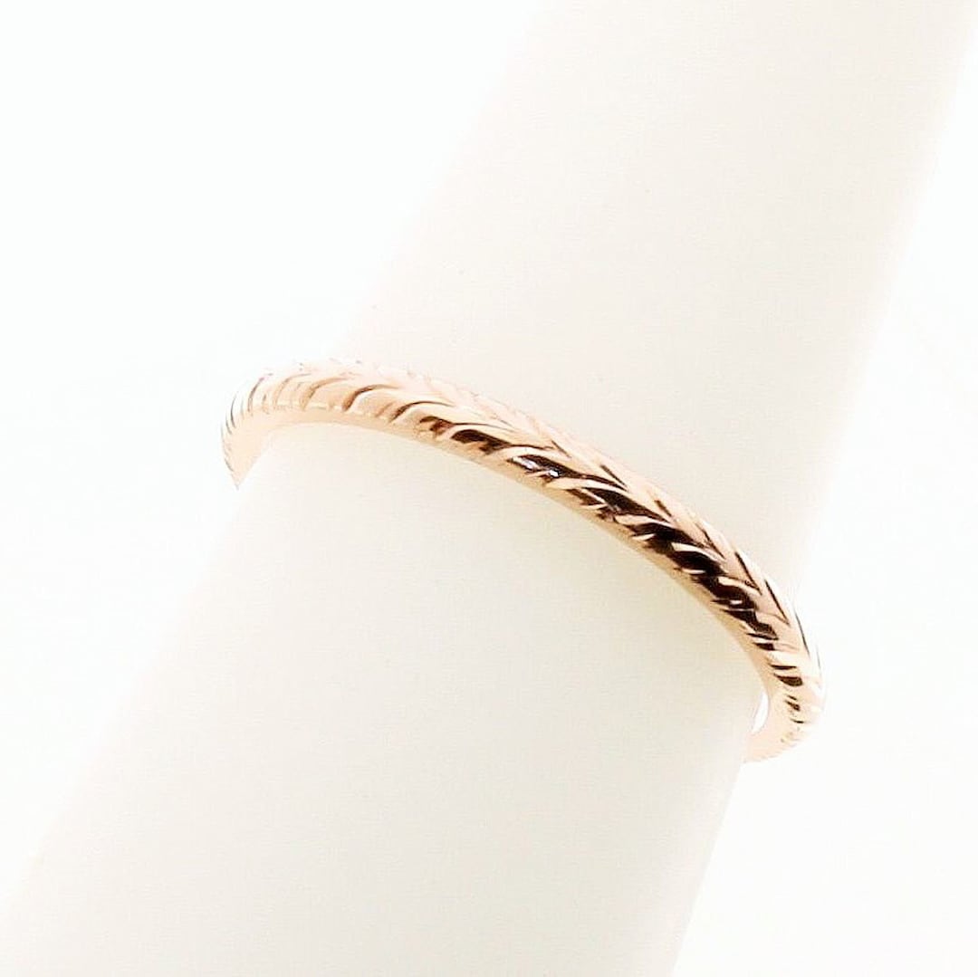 Rose Gold Ring Custom Wedding Band Rose Gold Thumb Ring Jewelry Gold ...