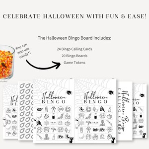Halloween Printable Bingo Game Halloween Printables Halloween Party ...
