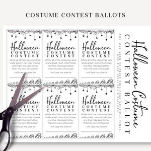 Halloween Printable Costume Contest Halloween Printables Halloween ...