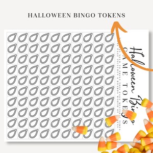 Halloween Printable Bingo Game Halloween Printables Halloween Party ...