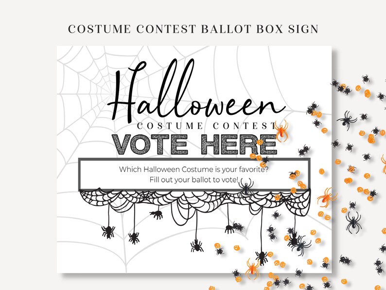 Halloween Printable Costume Contest Halloween Printables Halloween ...