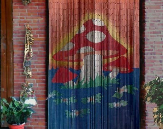 Skull & Crossbones Beaded Curtain: Jolly Roger Doorway Divider - Etsy