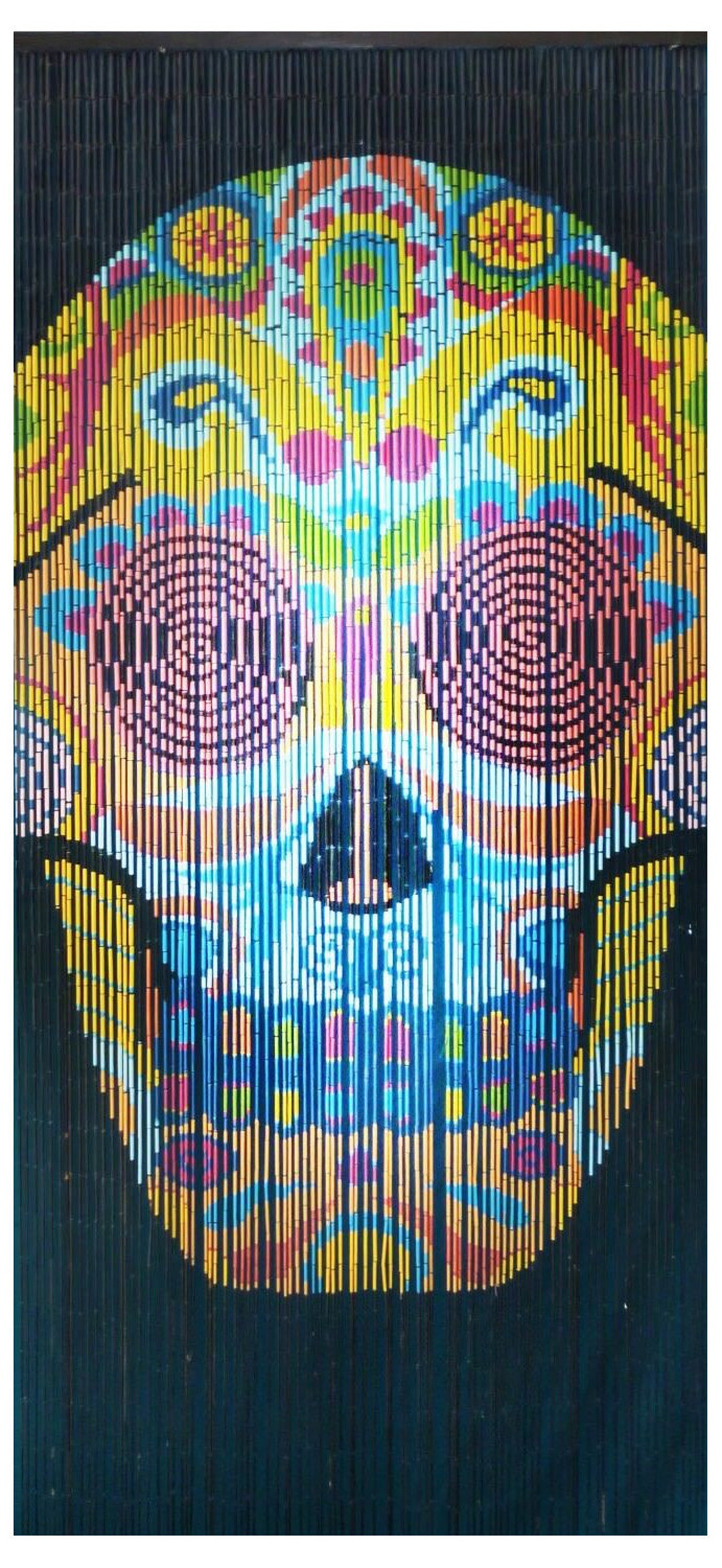 Beaded String™ Hand Painted Bamboo Beaded Curtain-bohemian Door Beads ...