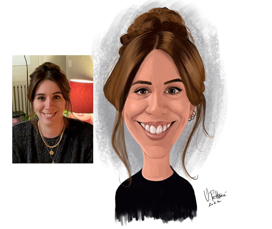 Personalized Hand-drawn Digital Caricature - Perfect Gift for Every ...
