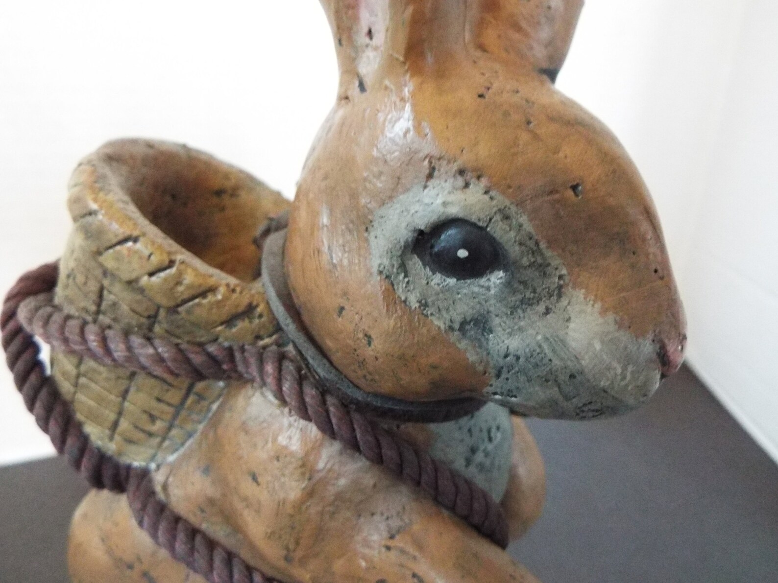 Deborah Graham folk artist hand crafted Brown country Rabbit | Etsy