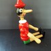 Large 12 Wood Italian Pinocchio Hand Painted Doll Figurine Moveable ...