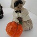 Thanksgiving Pilgrim Clay Miniature Figurines Hand Sculpted Hand ...
