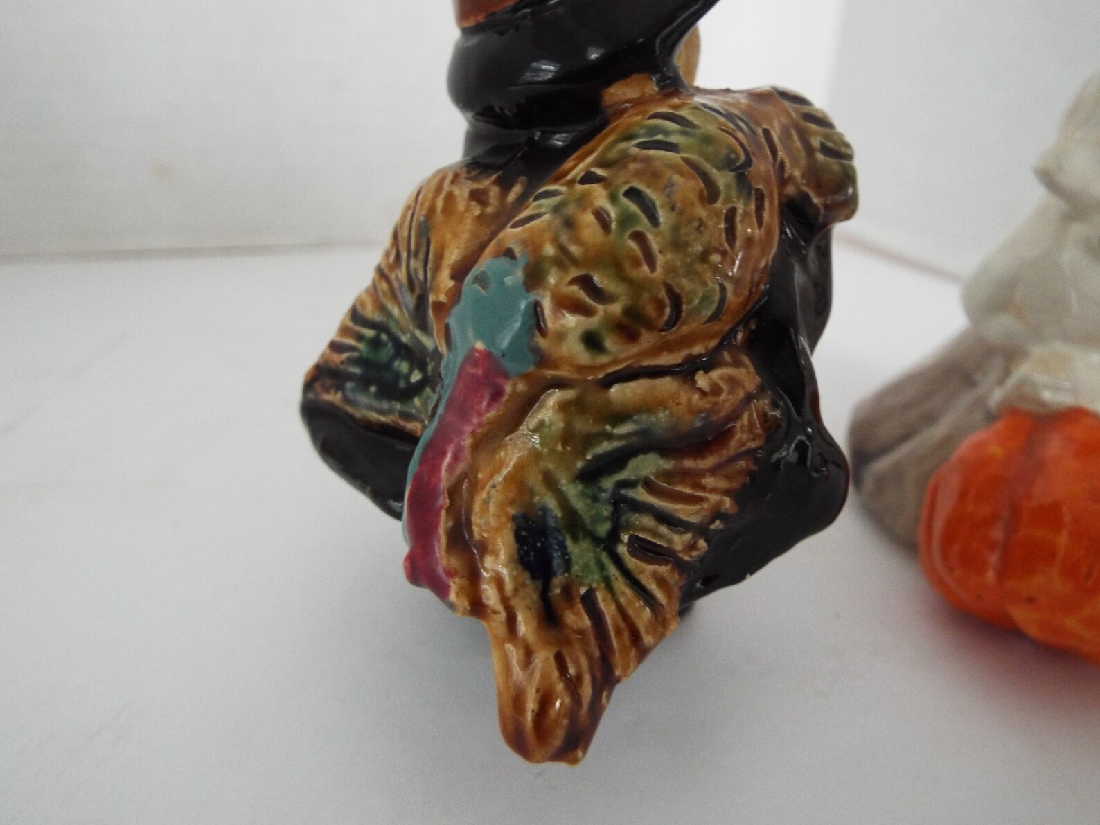 Thanksgiving Pilgrim Clay Miniature Figurines Hand Sculpted Hand ...