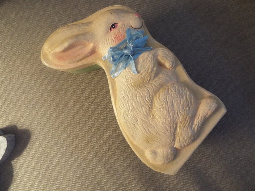 Large 8x4 Easter Rabbit Candy Container Box Trinket Box Table Top Decor ...