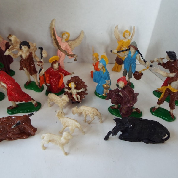 Plastic Nativity - Etsy