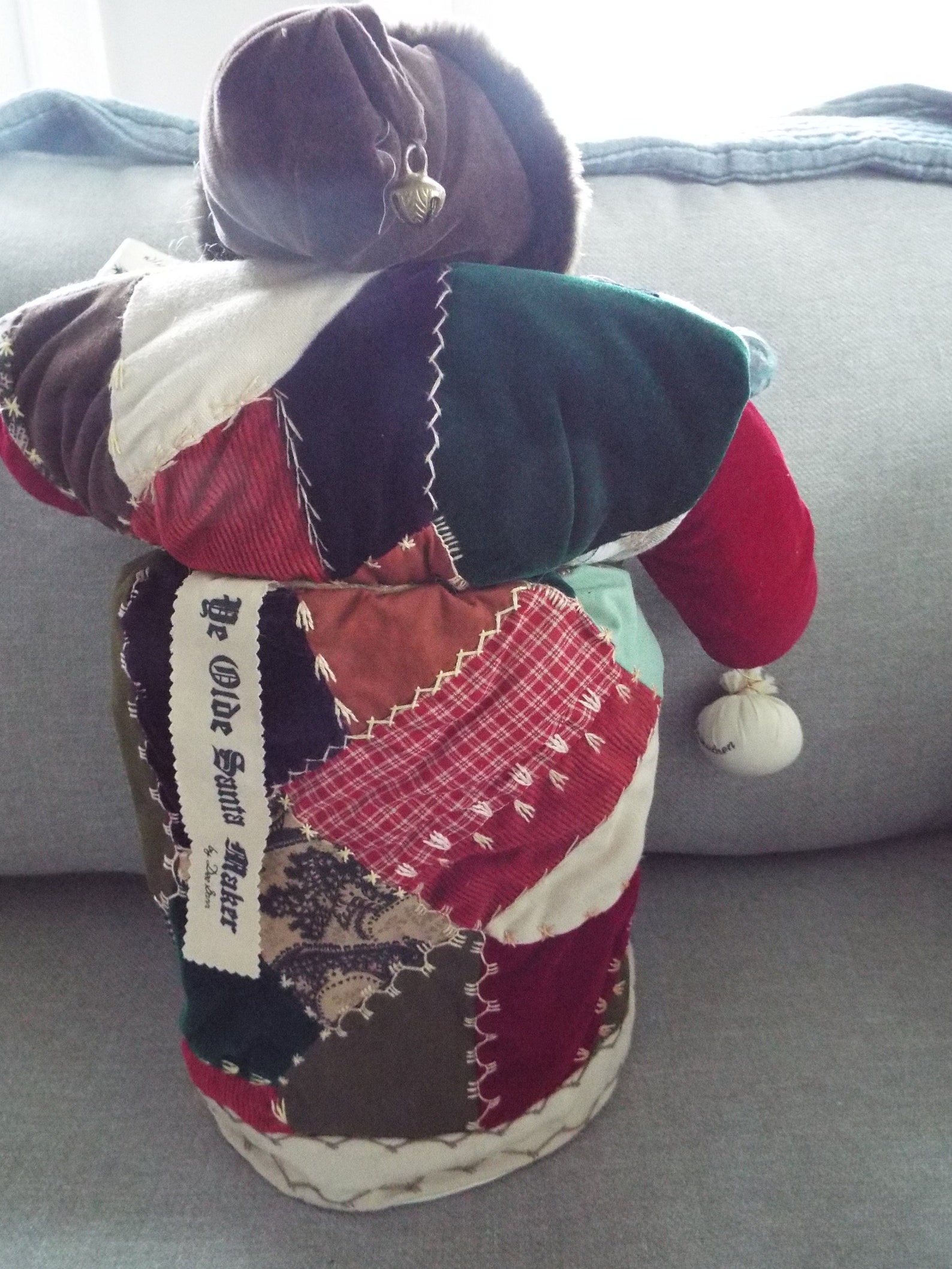 Dee Gann Folk Art Santa Doll Ye Old Santa Maker 17" Father Christmas ...