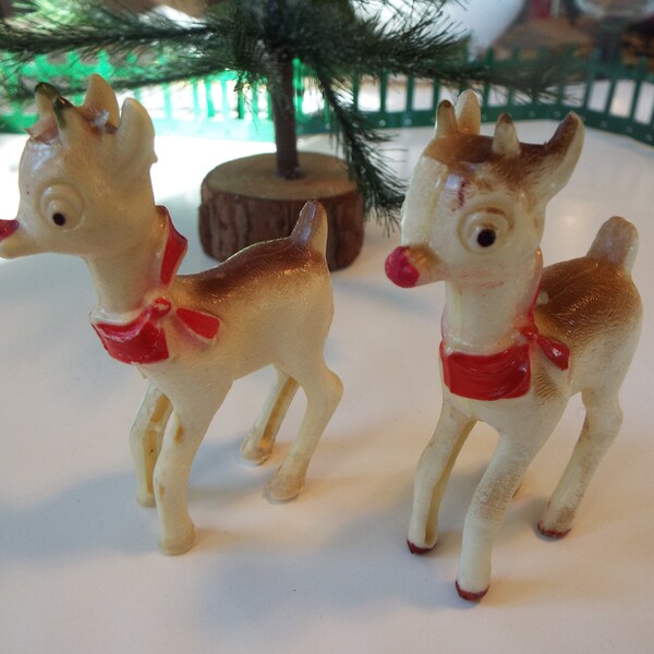 Plastic Reindeer - Etsy