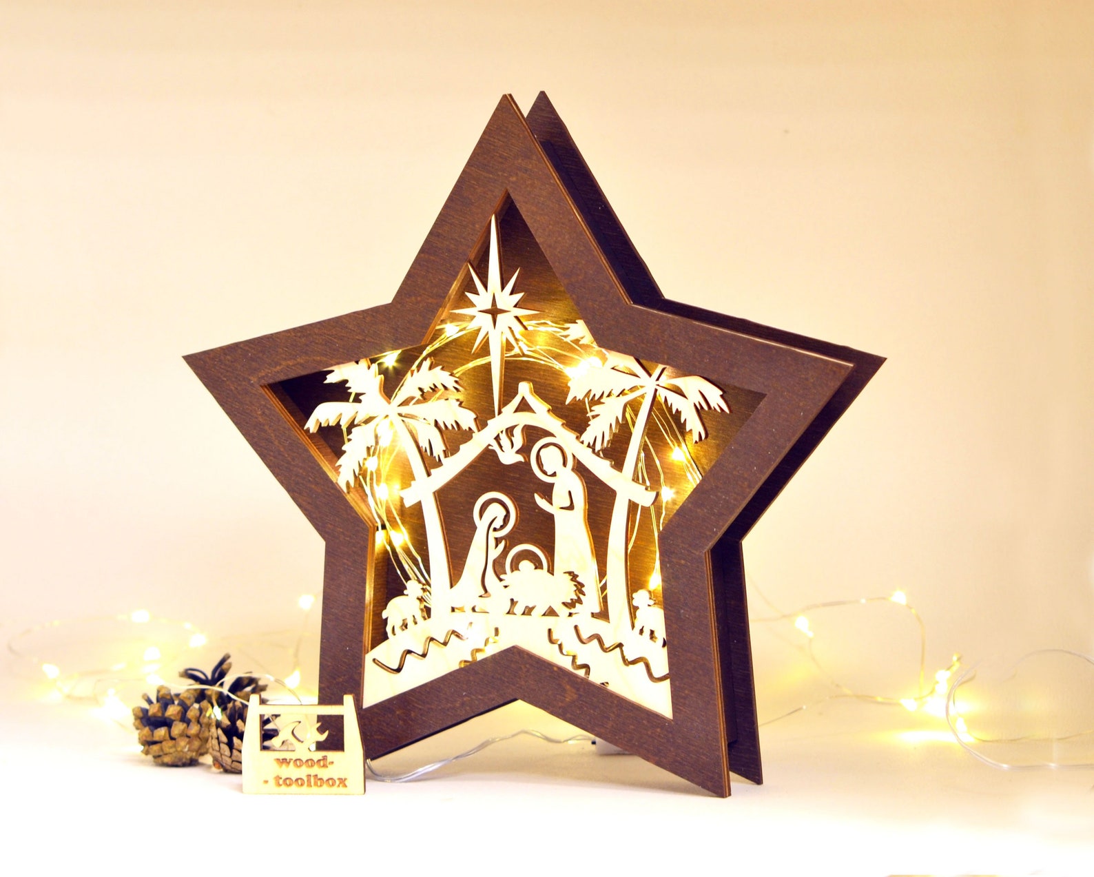 Christmas Stars pack 8 pieces Digital files | Etsy