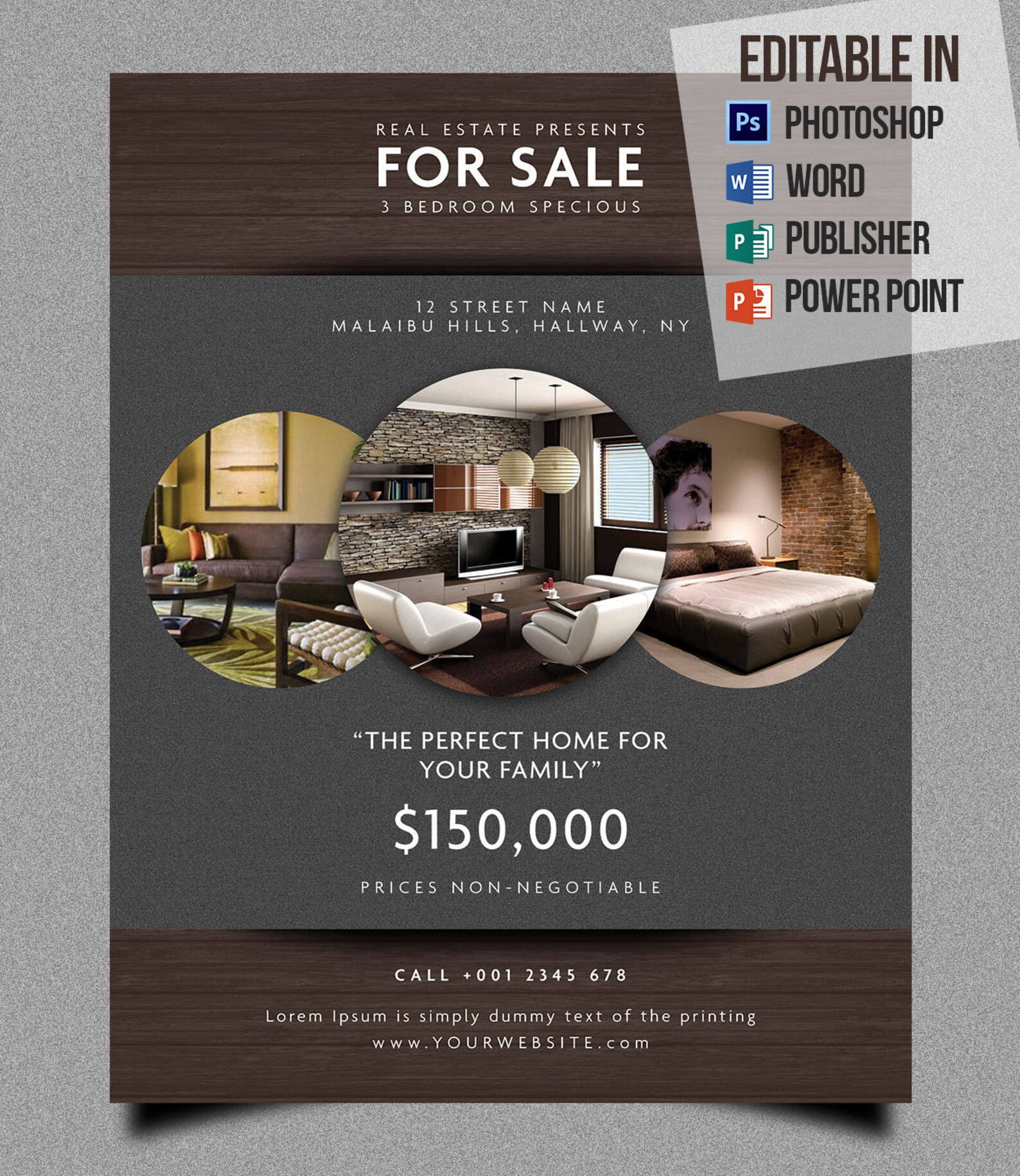 Real Estate Marketing Template for Realtor, Broker, Owner Easy to Edit ...