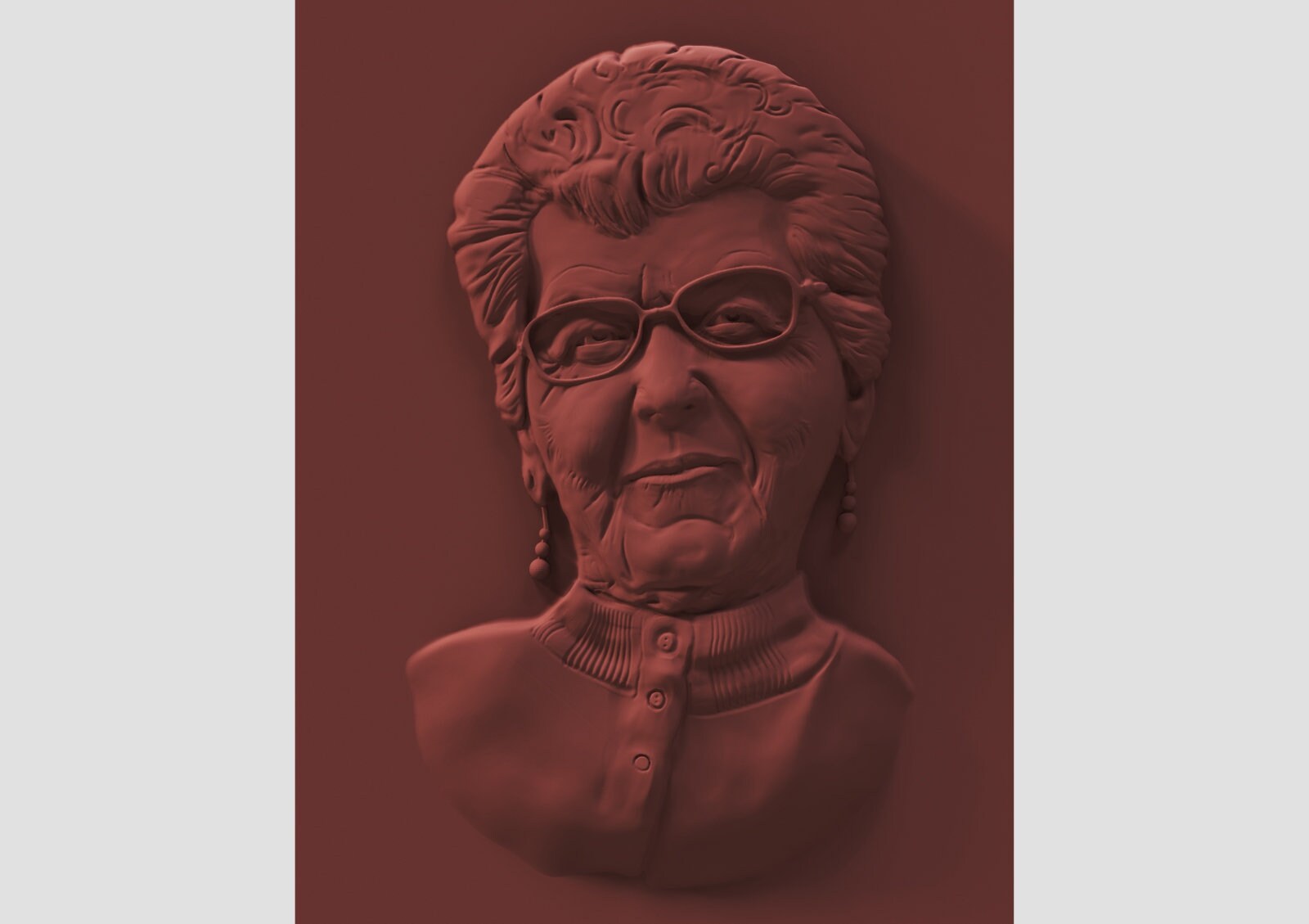 Custom Bas Relief Portrait 3d Model STL From One Picture. Custom Order ...