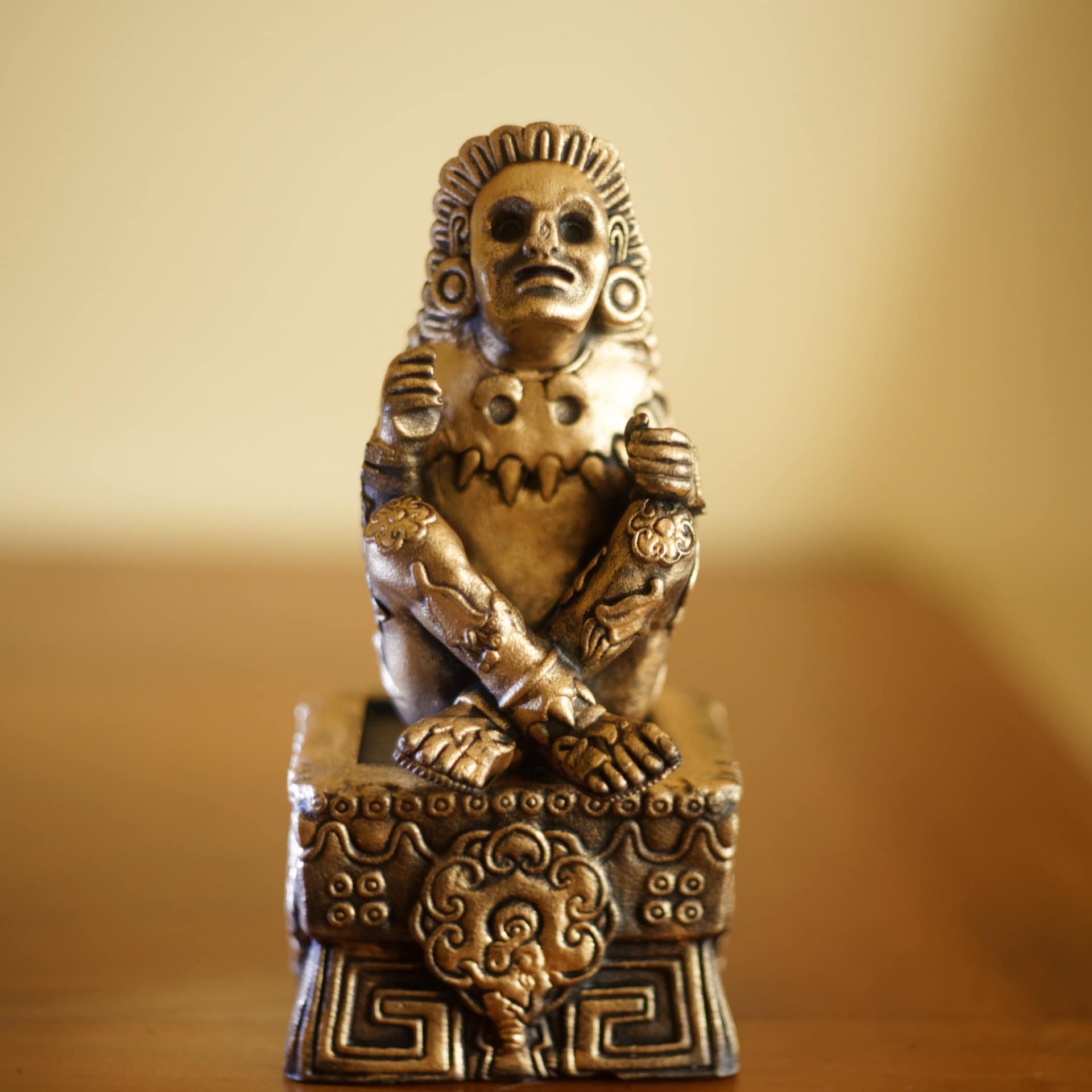 Xochipilli Statue Replica 16cm / Patinated Gold Color Variation - Etsy