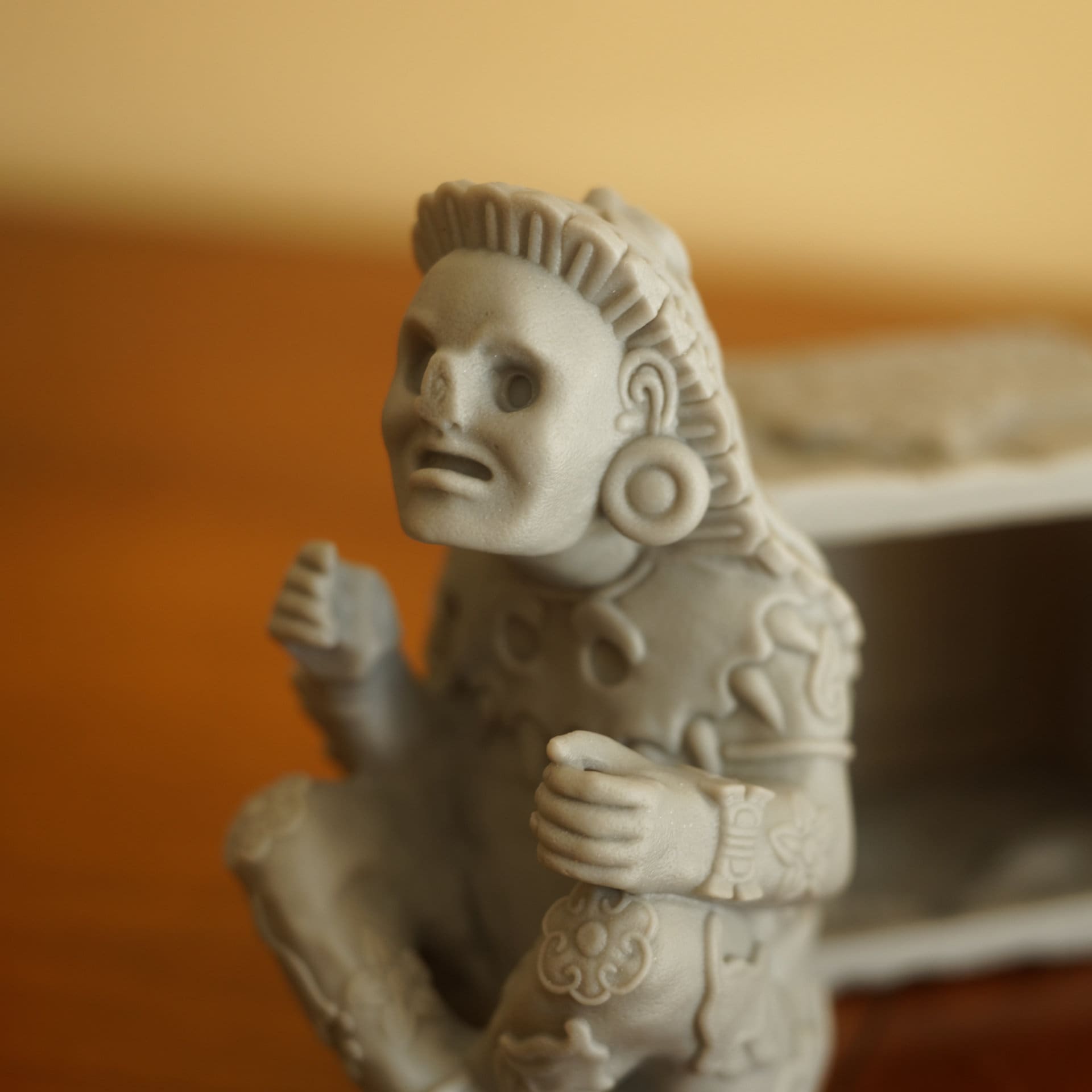 Xochipilli Statue Replica 16cm / Patinated Gold Color Variation - Etsy