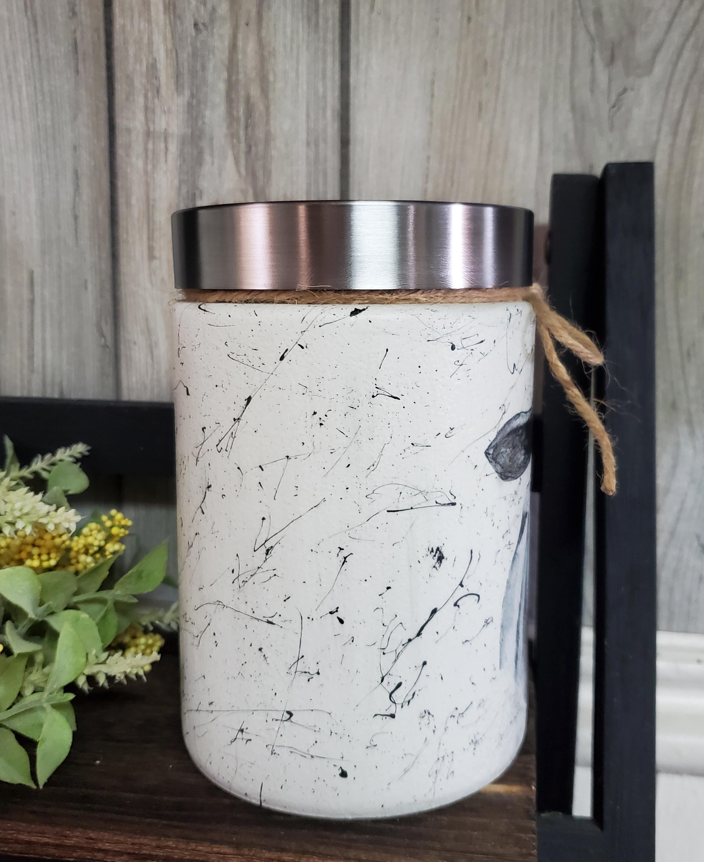 Farmhouse Cow Jar / Canister, Holstein Cow Jar, Cow Decor, Decopodged ...