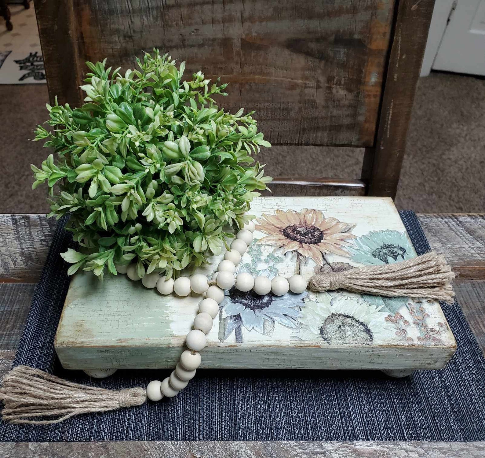 Farmhouse Kitchen Riser, Wood Riser, Decorative Riser, Pedestal ...