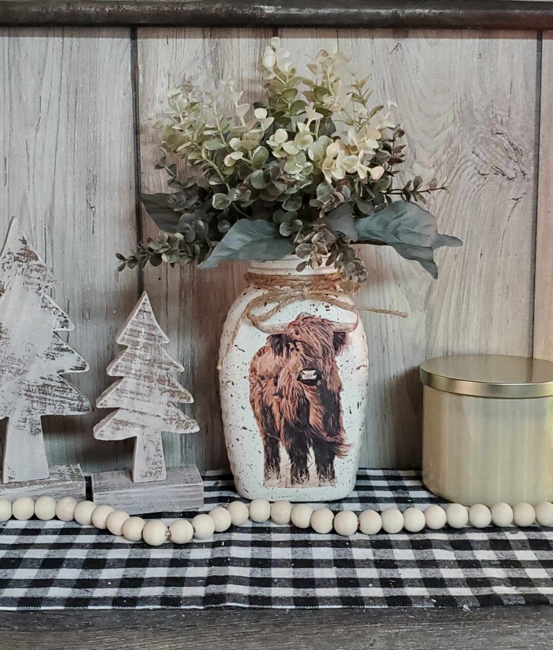 Highland Cow Decor, Highlander Cow, Decopodged Highland Cow Decor, Cows ...