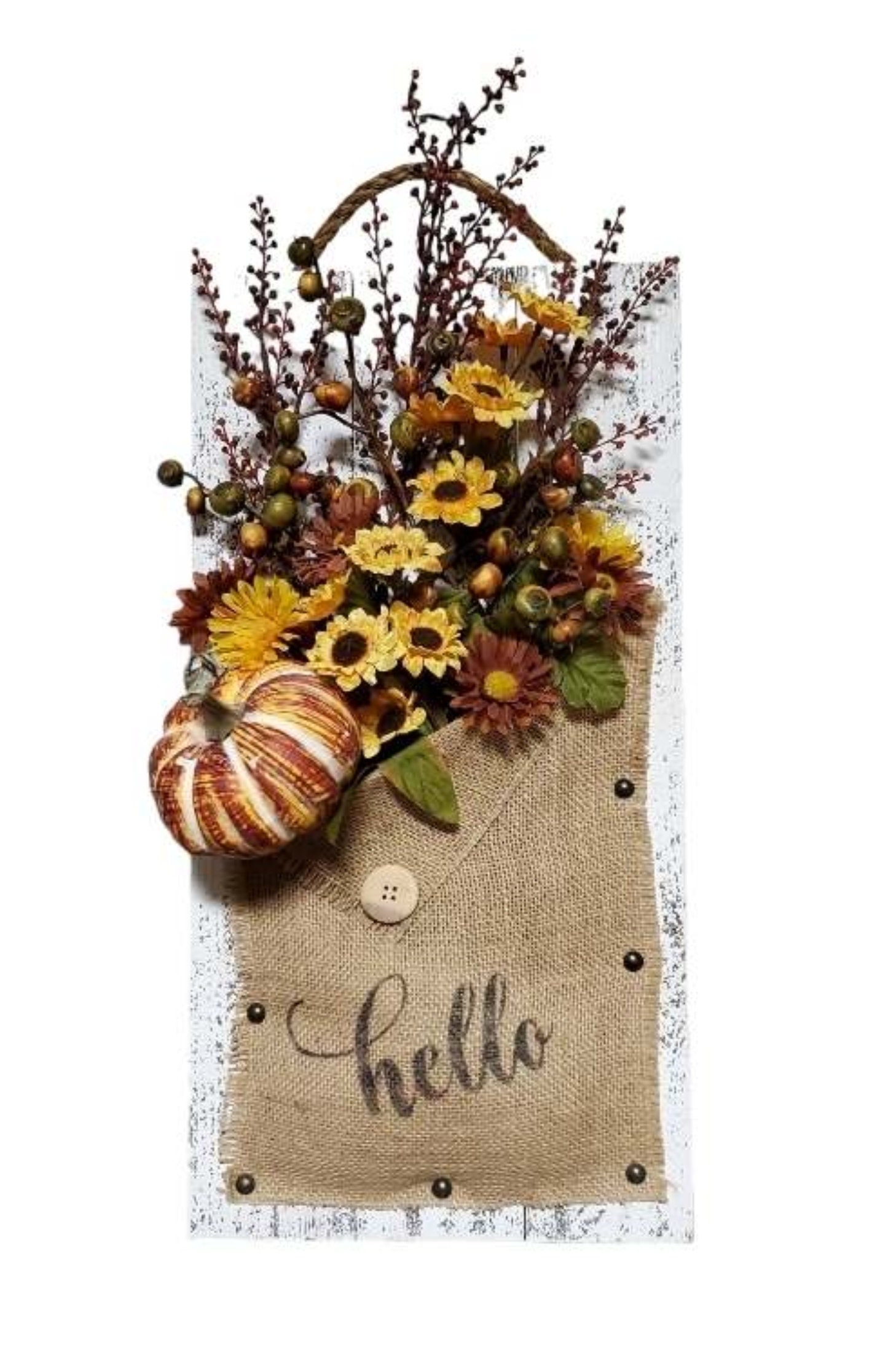 Fall Sunflower Wall Decor Sunflower Door Hanger Fall - Etsy