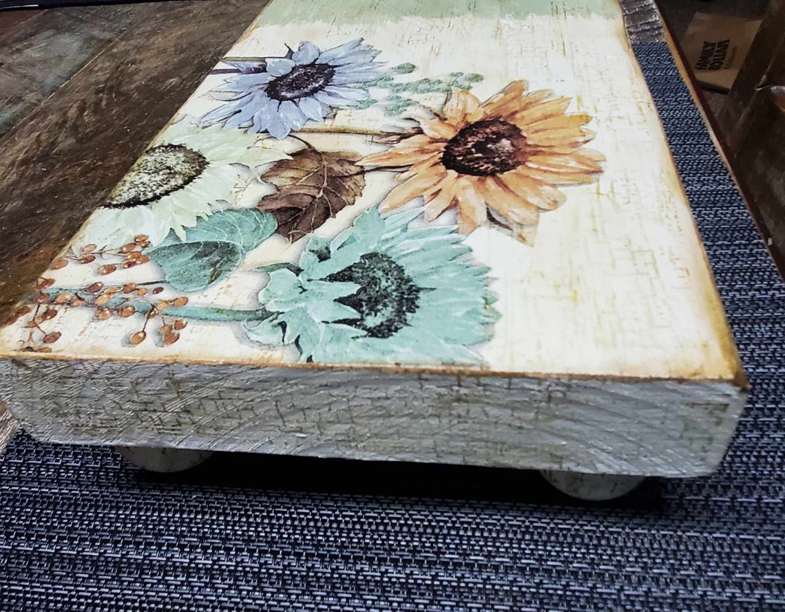 Farmhouse Kitchen Riser, Wood Riser, Decorative Riser, Pedestal ...