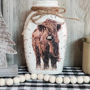 Highland Cow Decor, Highlander Cow, Decopodged Highland Cow Decor, Cows ...