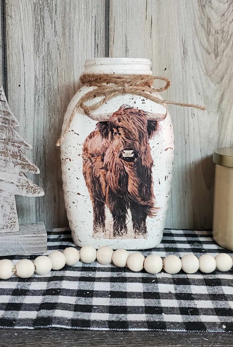 Highland Cow Decor, Highlander Cow, Decopodged Highland Cow Decor, Cows ...