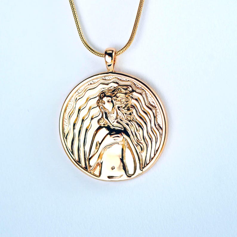 Gold Goddess Aphrodite Charm Necklace by the Healing Gypsy * Goddess of ...
