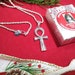 Large Silver Ankh Pendant Necklace Silver Ankh Necklace Egyptian ...