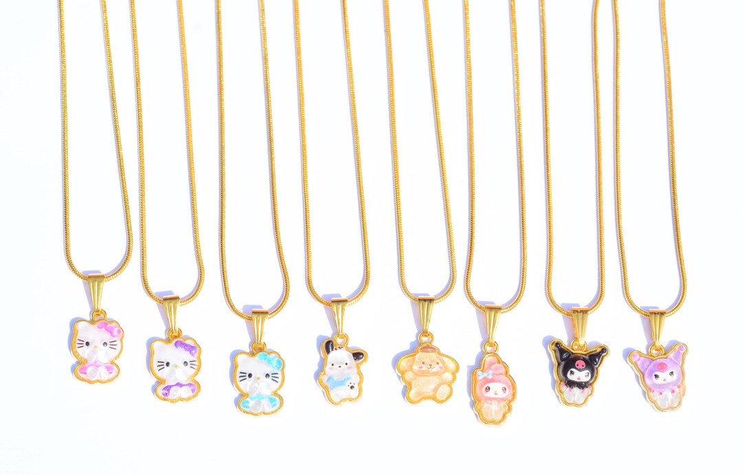 Mini Hello-kitty Necklace by the Healing Gypsy* Kitty Jewelry ...