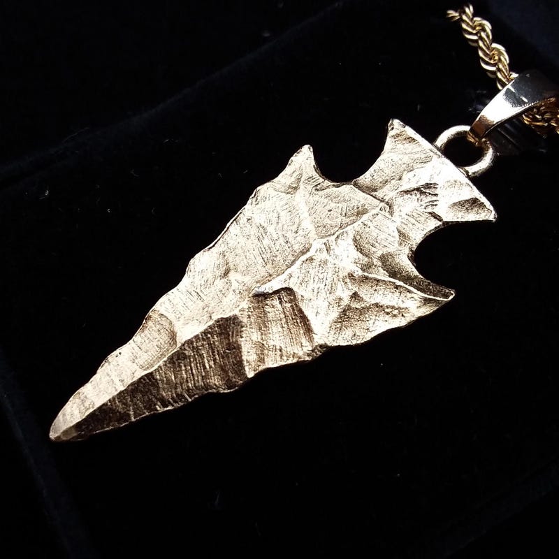 Arrowhead Necklace - Etsy