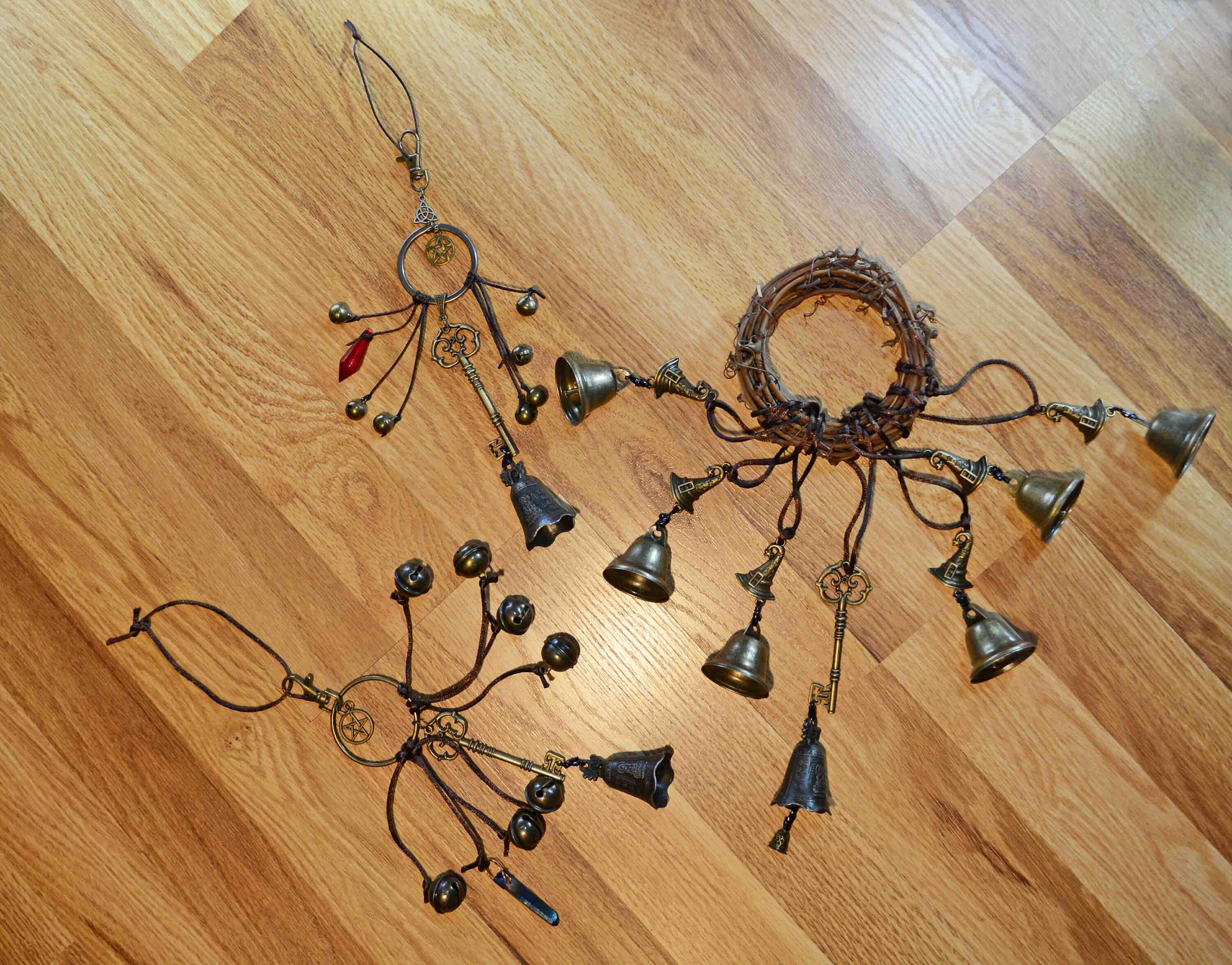Witch's Bells in 3 Sizes Home and Living Pagan Home | Etsy