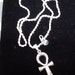 Large Silver Ankh Pendant Necklace Silver Ankh Necklace Egyptian ...