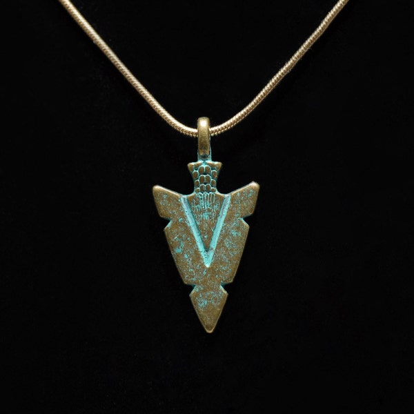 Arrowhead Necklace - Etsy