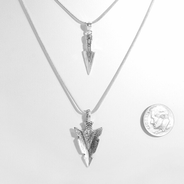 Arrowhead Necklace - Etsy