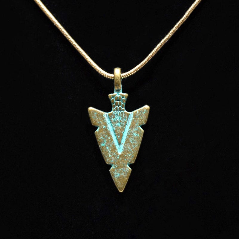 Arrowhead Necklace - Etsy