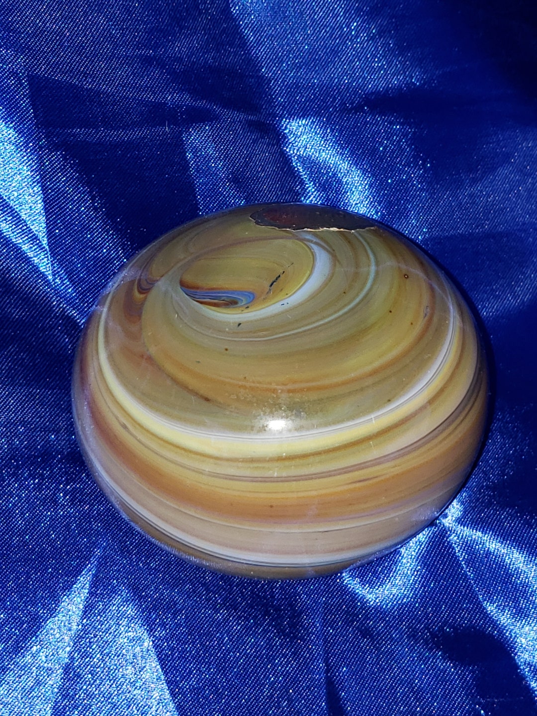 Vintage Murano Swirl Glass Paperweight With Original Paper Label - Etsy