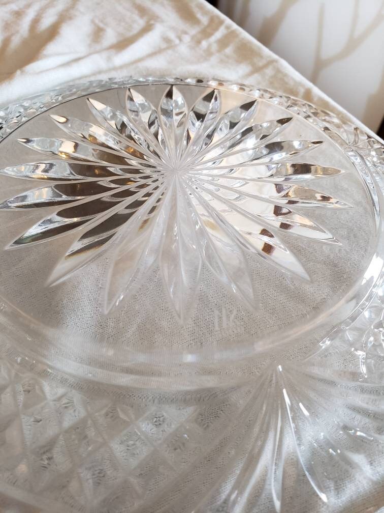 Waterford Crystal Dessert Dome With Plate - Etsy