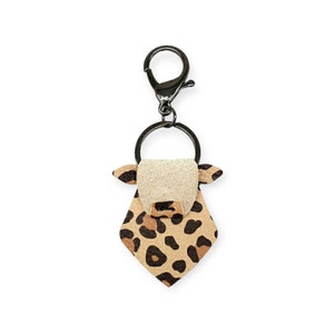 Cow Keychain, Cow Keyring, Genuine Leather Keychain, Highland Cow ...